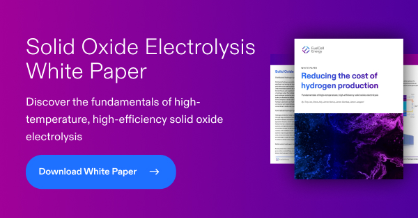 White Paper: Reducing the cost of hydrogen production